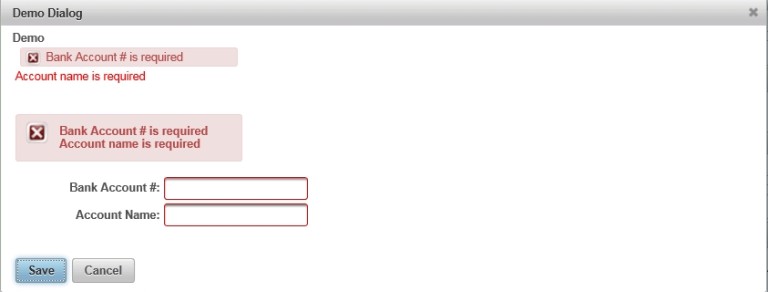 Dialog Window With Validation And Error Messages Using Jsf And Primefaces Turreta