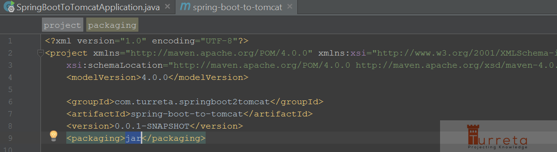 Convert Spring Boot To Deployable War For Tomcat Turreta
