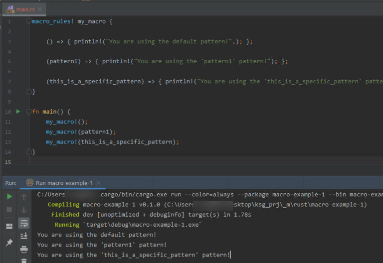 Pattern Matching For Declarative Macros In Rust Turreta